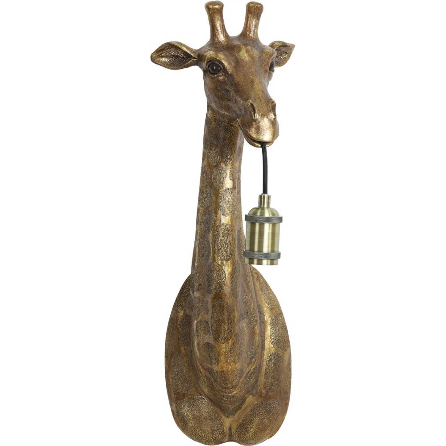 Light and Living Bronze Giraffe Wall Light | Bronze Wall Light With ...