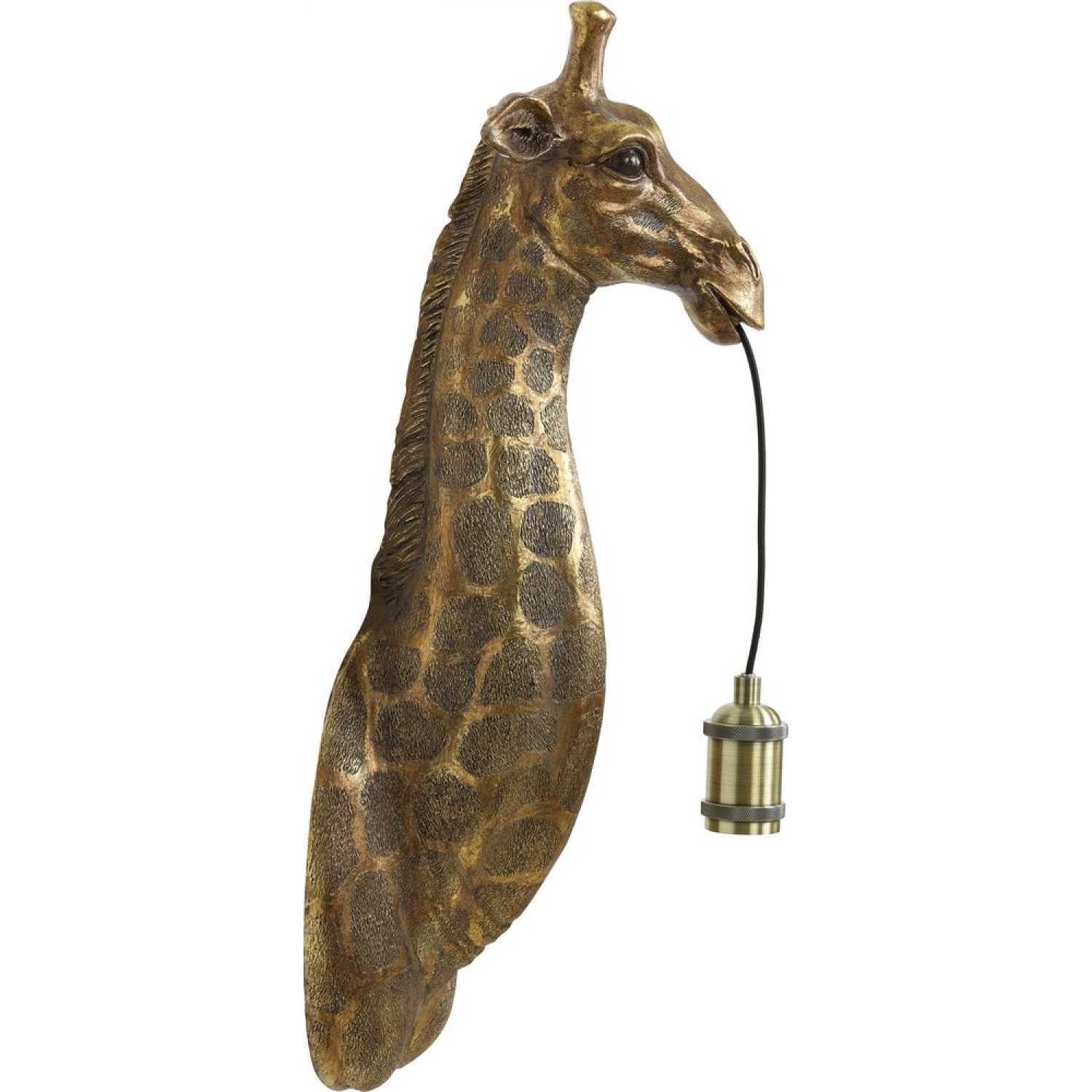Light and Living Bronze Giraffe Wall Light | Bronze Wall Light With ...