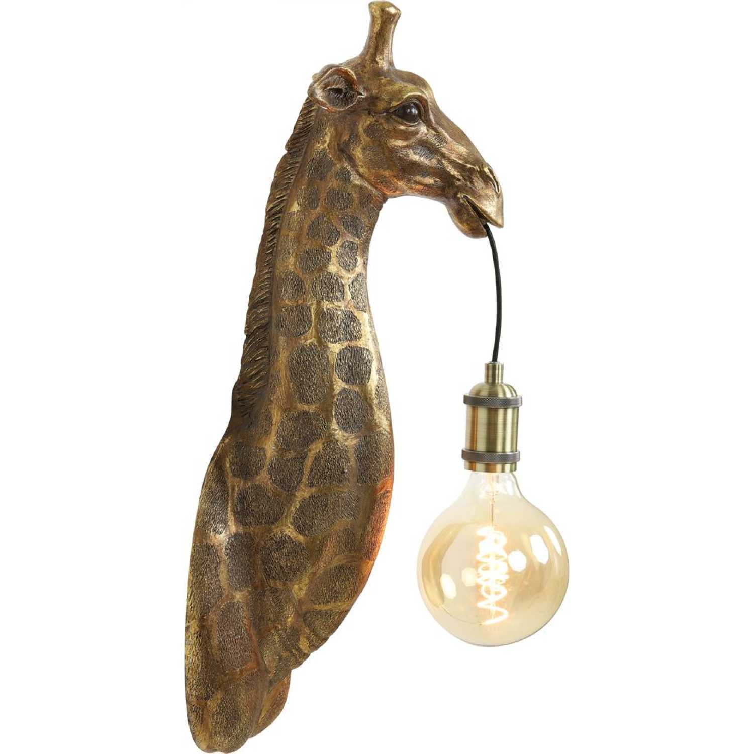 Light and Living Bronze Giraffe Wall Light | Bronze Wall Light With ...